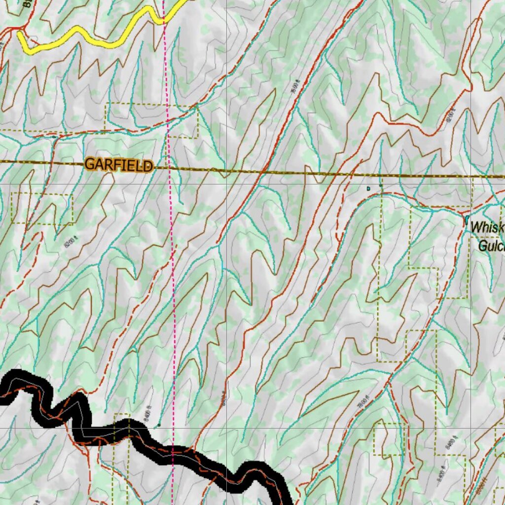 Colorado Unit 22 Second Rifle Recommendations Map by HuntAI | Avenza Maps