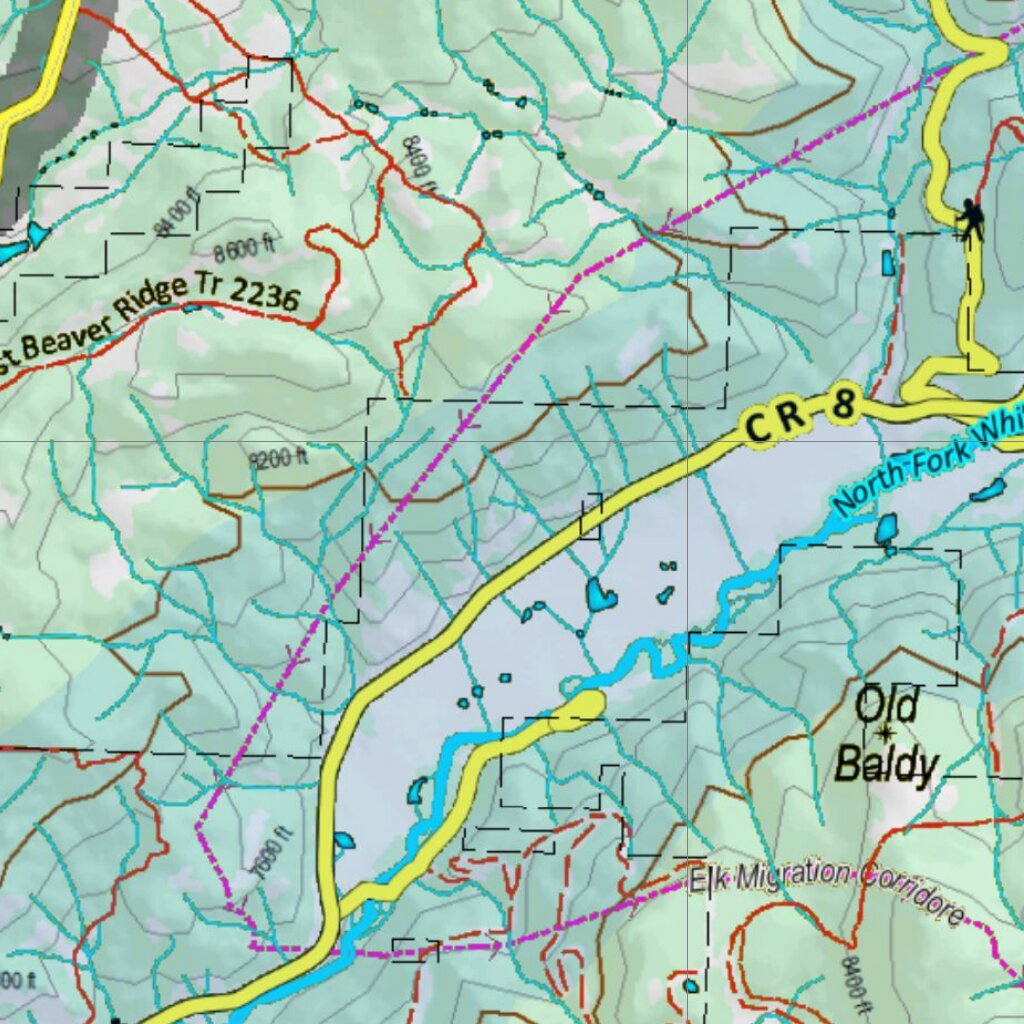 Colorado Unit 24 Recommendations for 3rd and 4th Rifle Map by HuntAI ...