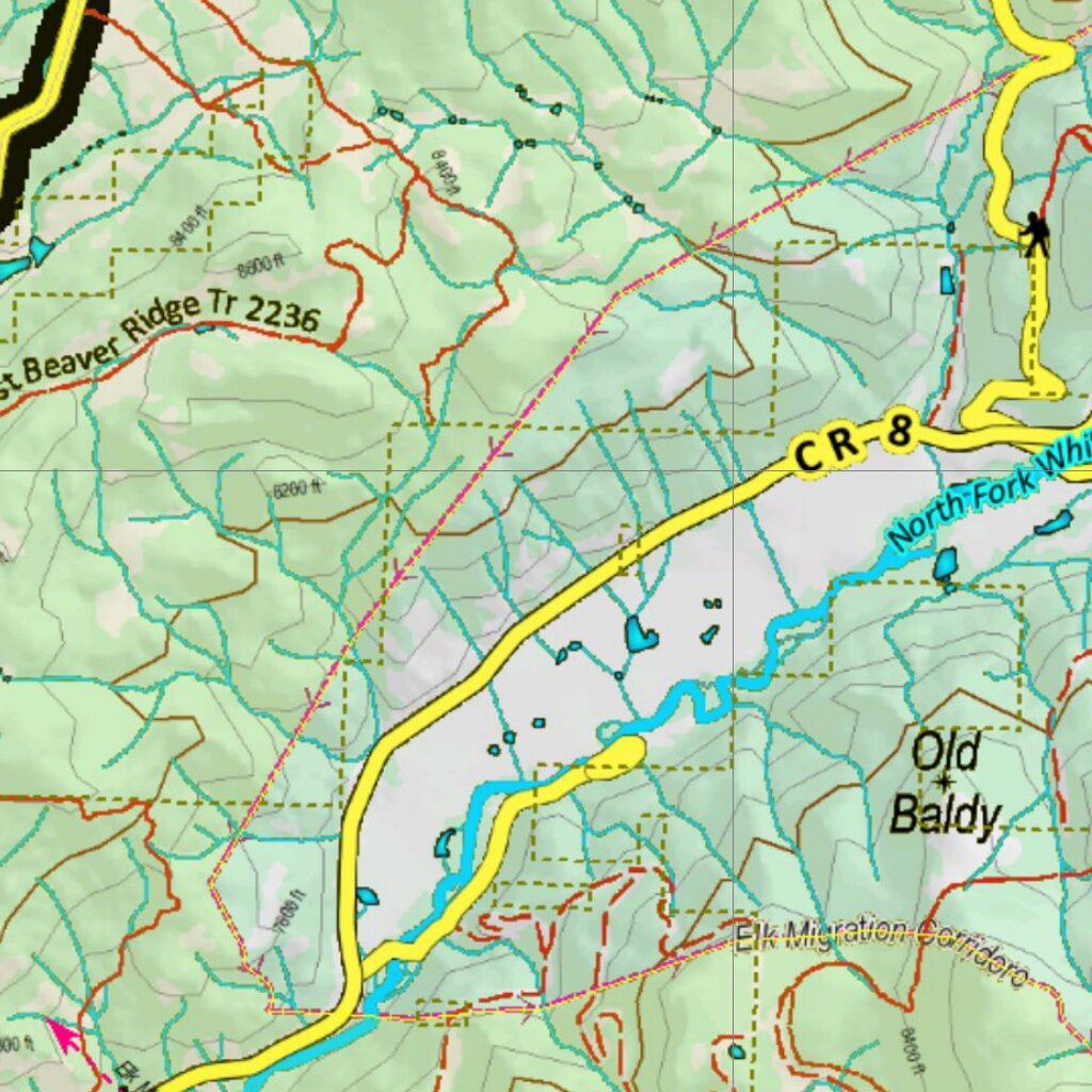 Colorado Unit 24 Second Rifle Recommendations Map by HuntAI | Avenza Maps