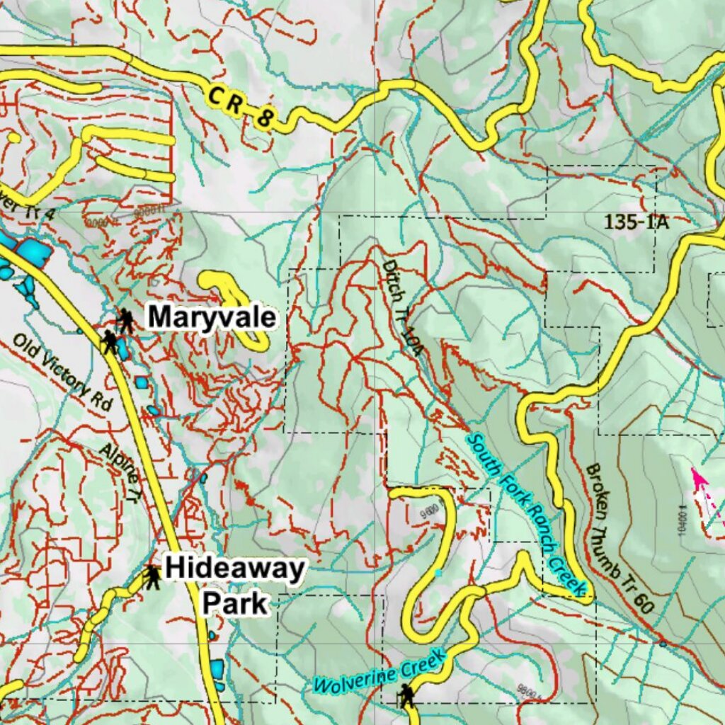 Colorado Unit 28 Recommended First Rifle Areas Map by HuntAI | Avenza Maps