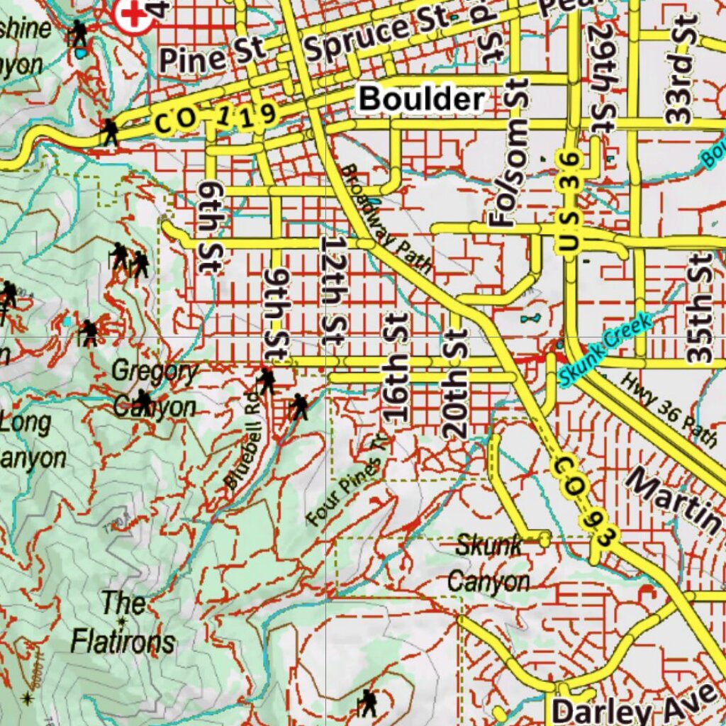 Colorado Unit 29 Second Rifle Recommendations Map by HuntAI | Avenza Maps
