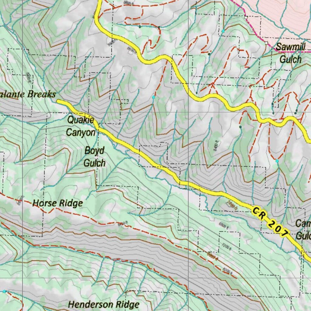 Colorado Unit 31 Recommended Archery Areas Map by HuntAI | Avenza Maps
