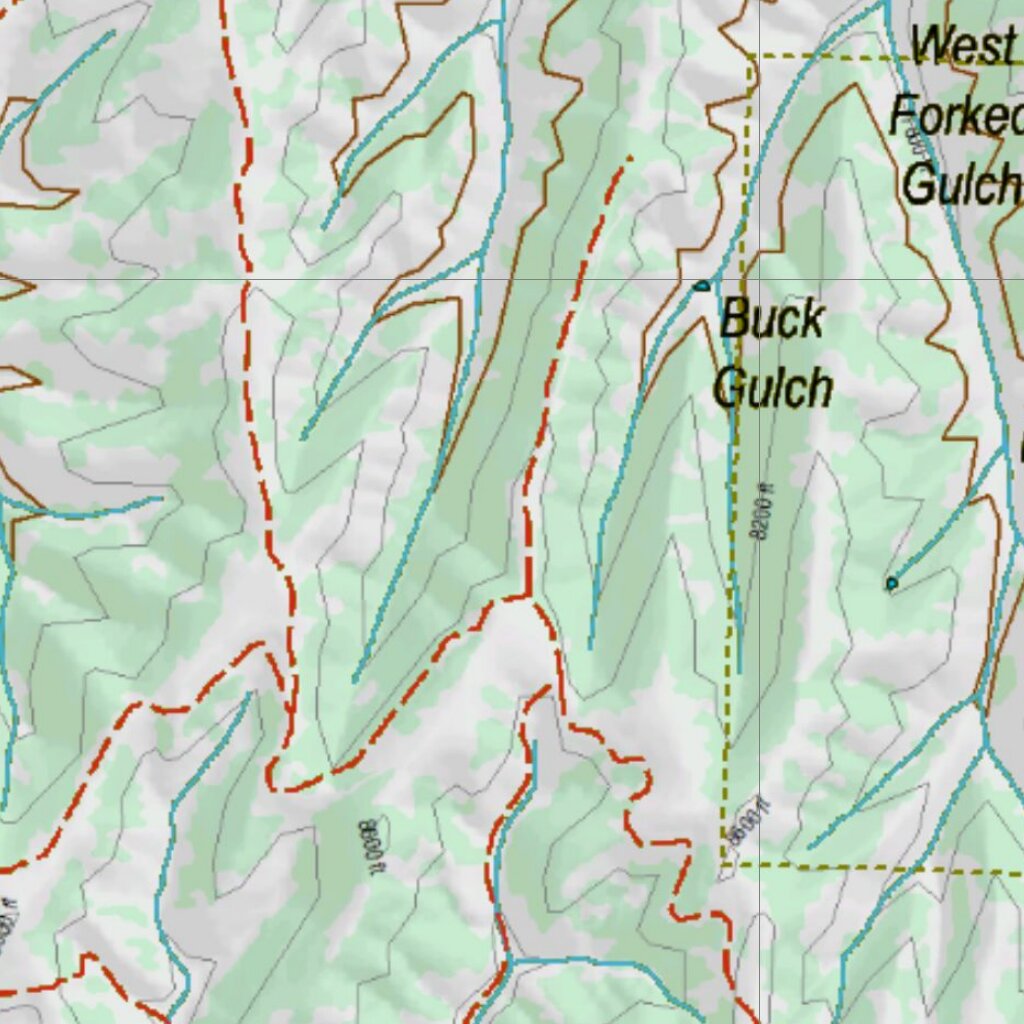 Colorado Unit 32 Second Rifle Recommendations Map by HuntAI | Avenza Maps