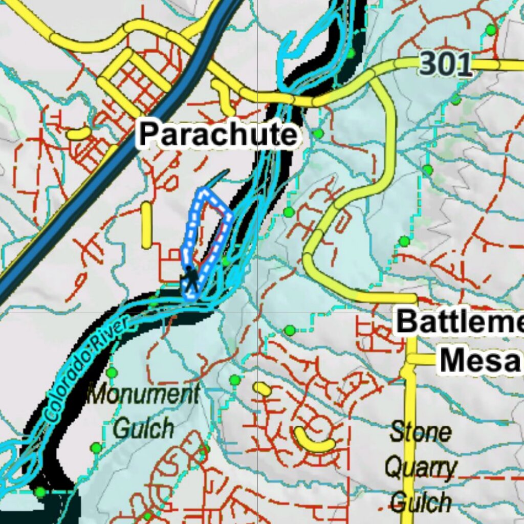 Colorado Unit 32 Second Rifle Recommendations Map by HuntAI | Avenza Maps
