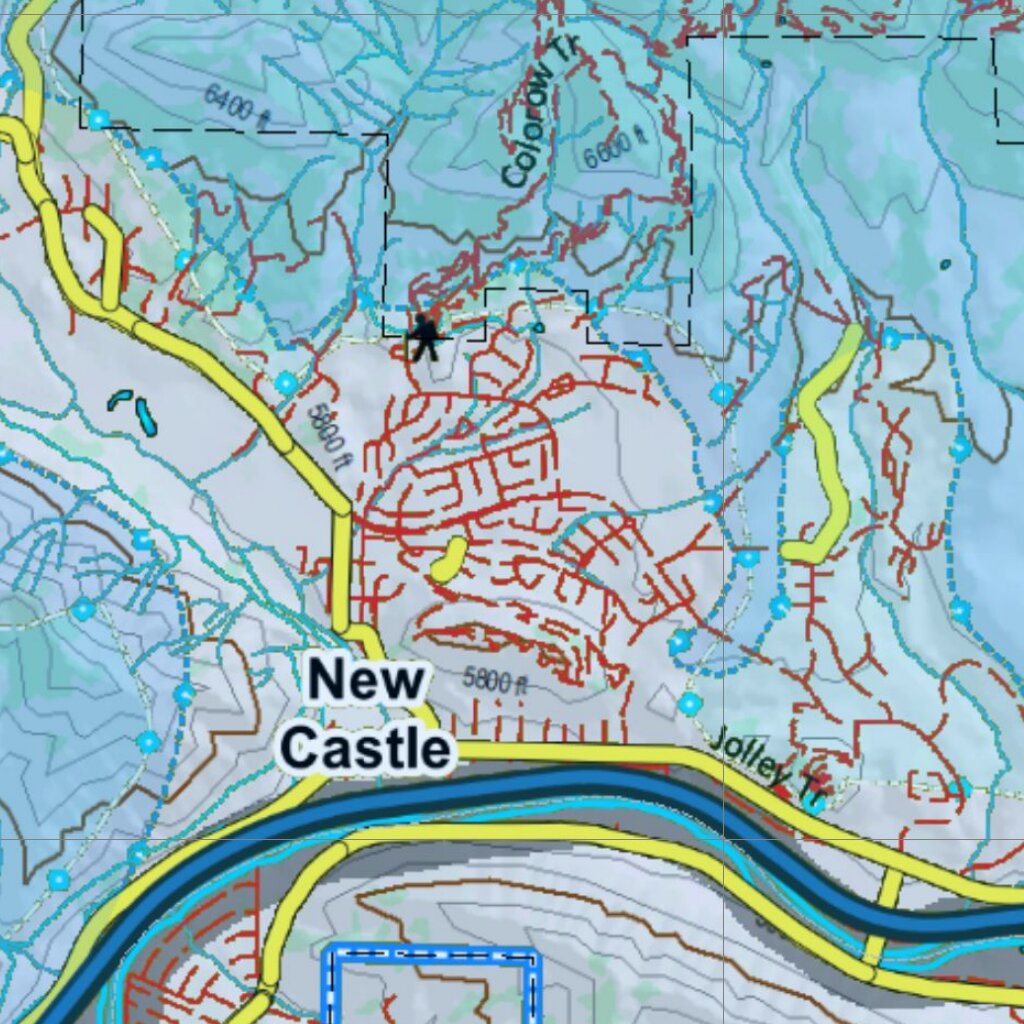 Colorado Unit 33 Recommendations for 3rd and 4th Rifle Map by HuntAI ...