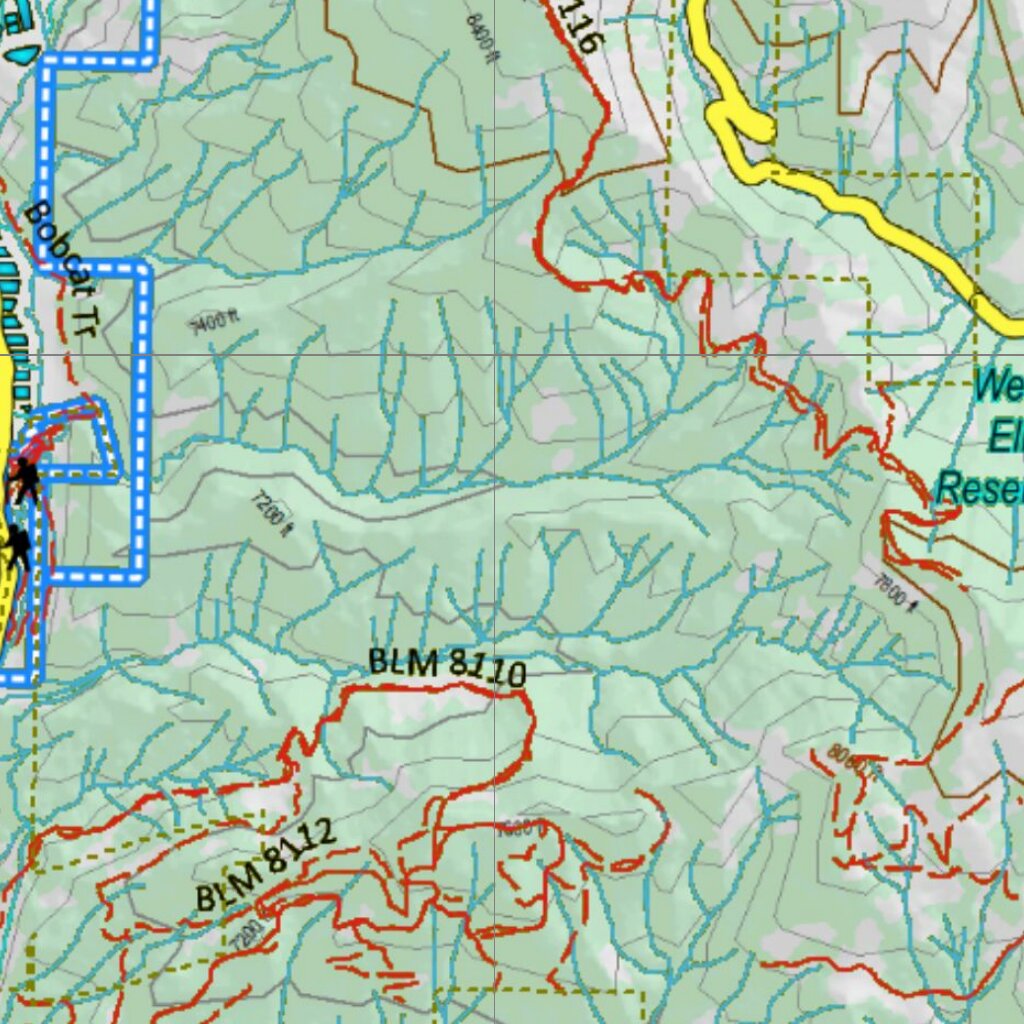 Colorado Unit 33 Second Rifle Recommendations Map by HuntAI | Avenza Maps