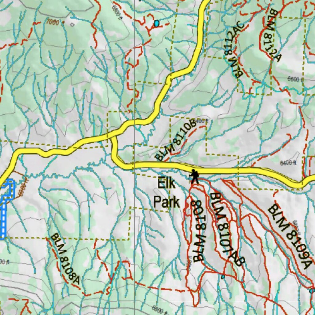 Colorado Unit 33 Second Rifle Recommendations Map by HuntAI | Avenza Maps