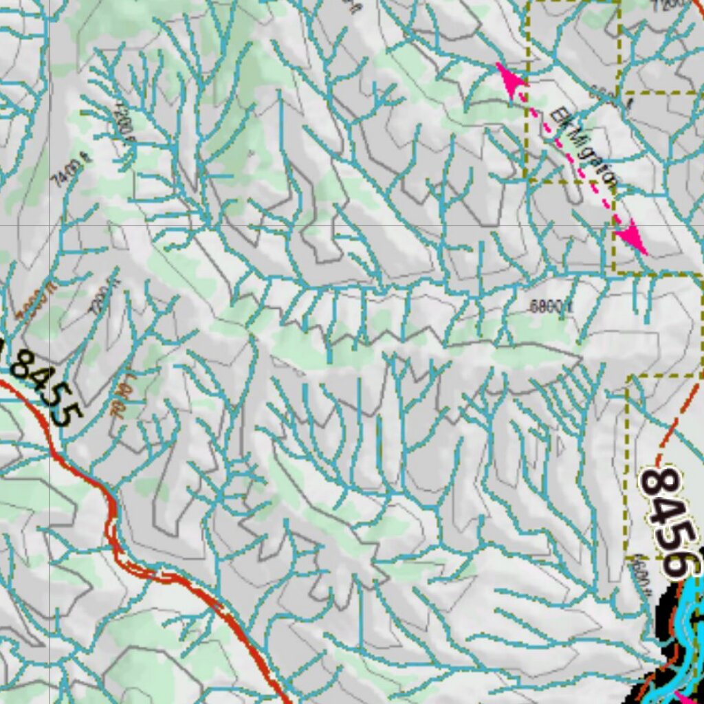 Colorado Unit 35 Second Rifle Recommendations Map by HuntAI | Avenza Maps