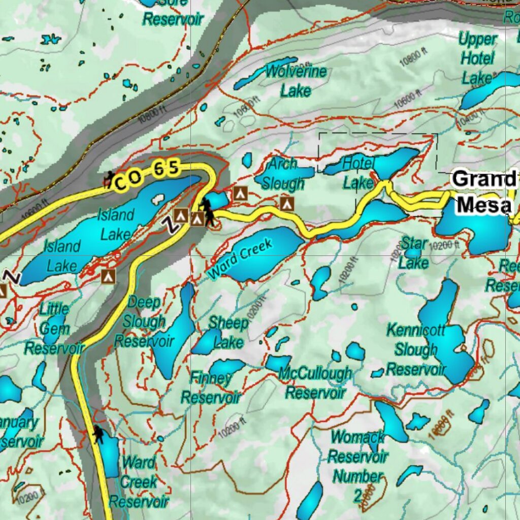 Colorado Unit 421 Recommendations for 3rd and 4th Rifle Map by HuntAI ...