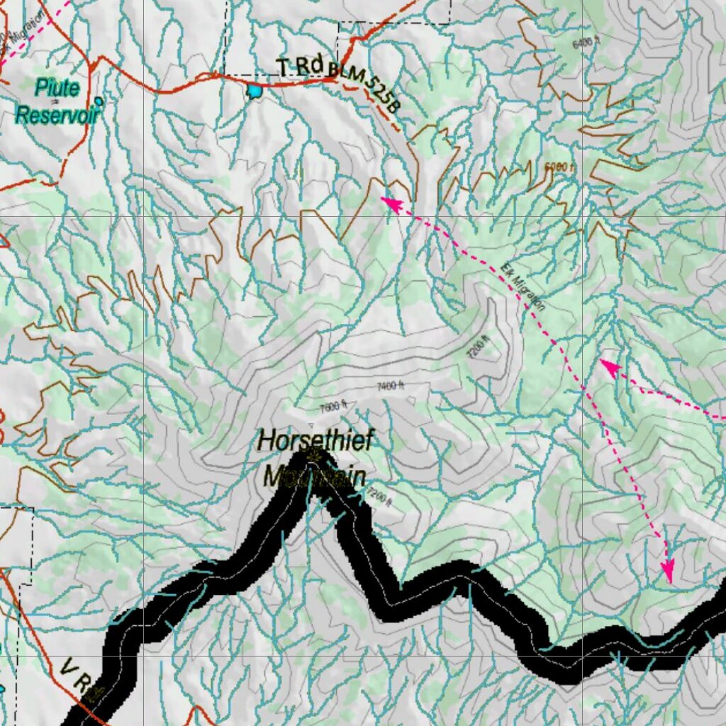 Colorado Unit 421 Recommended First Rifle Areas Map by HuntAI | Avenza Maps
