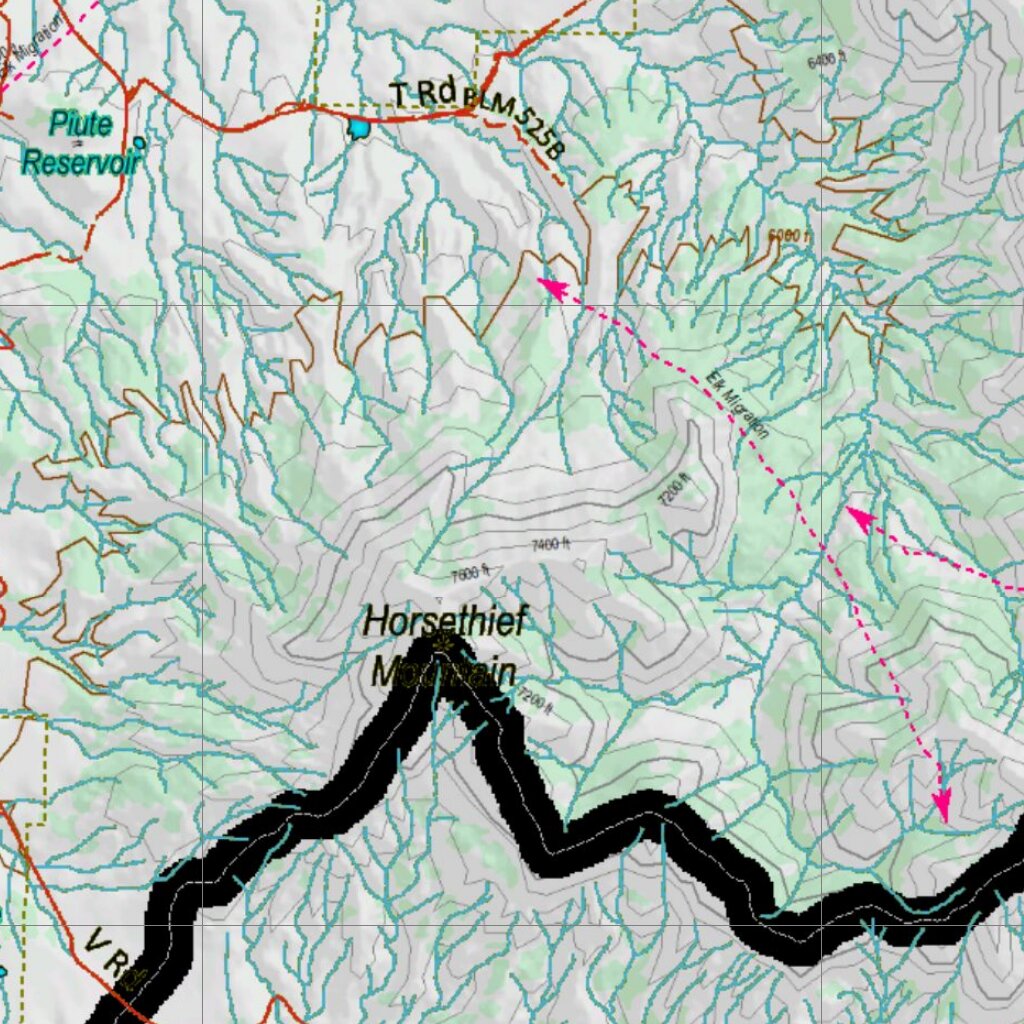 Colorado Unit 421 Second Rifle Recommendations Map by HuntAI | Avenza Maps