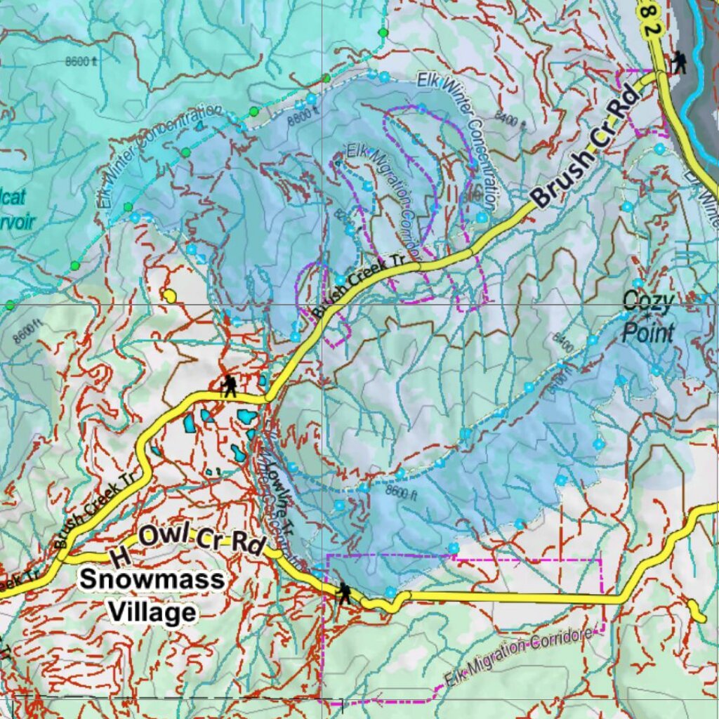 Colorado Unit 444 Recommendations for 3rd and 4th Rifle Map by HuntAI ...