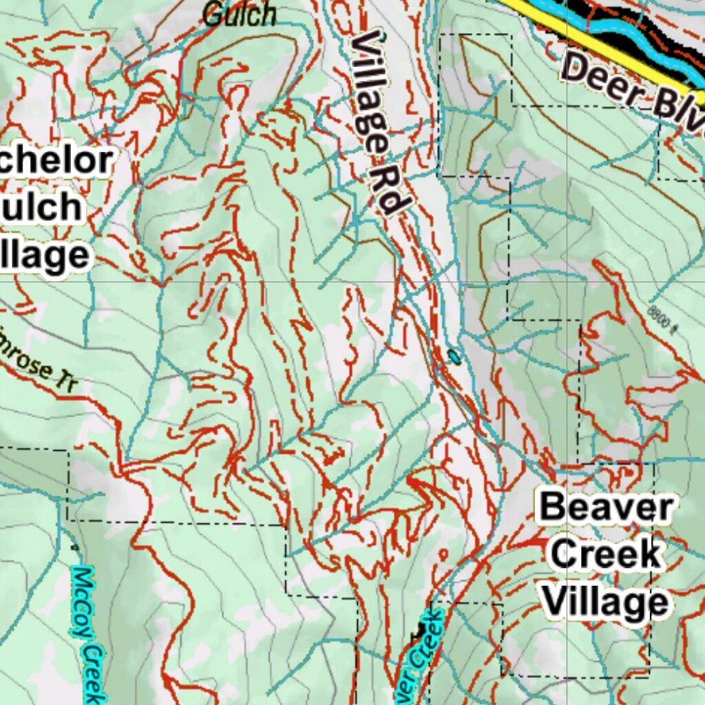 Colorado Unit 45 Recommended First Rifle Areas Map by HuntAI | Avenza Maps