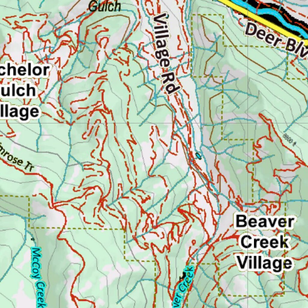 Colorado Unit 45 Second Rifle Recommendations Map by HuntAI | Avenza Maps
