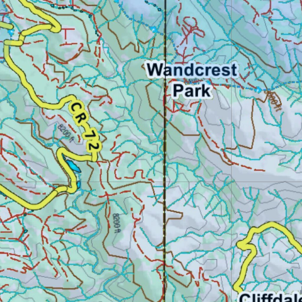 Colorado Unit 46 Recommendations for 3rd and 4th Rifle Map by HuntAI ...