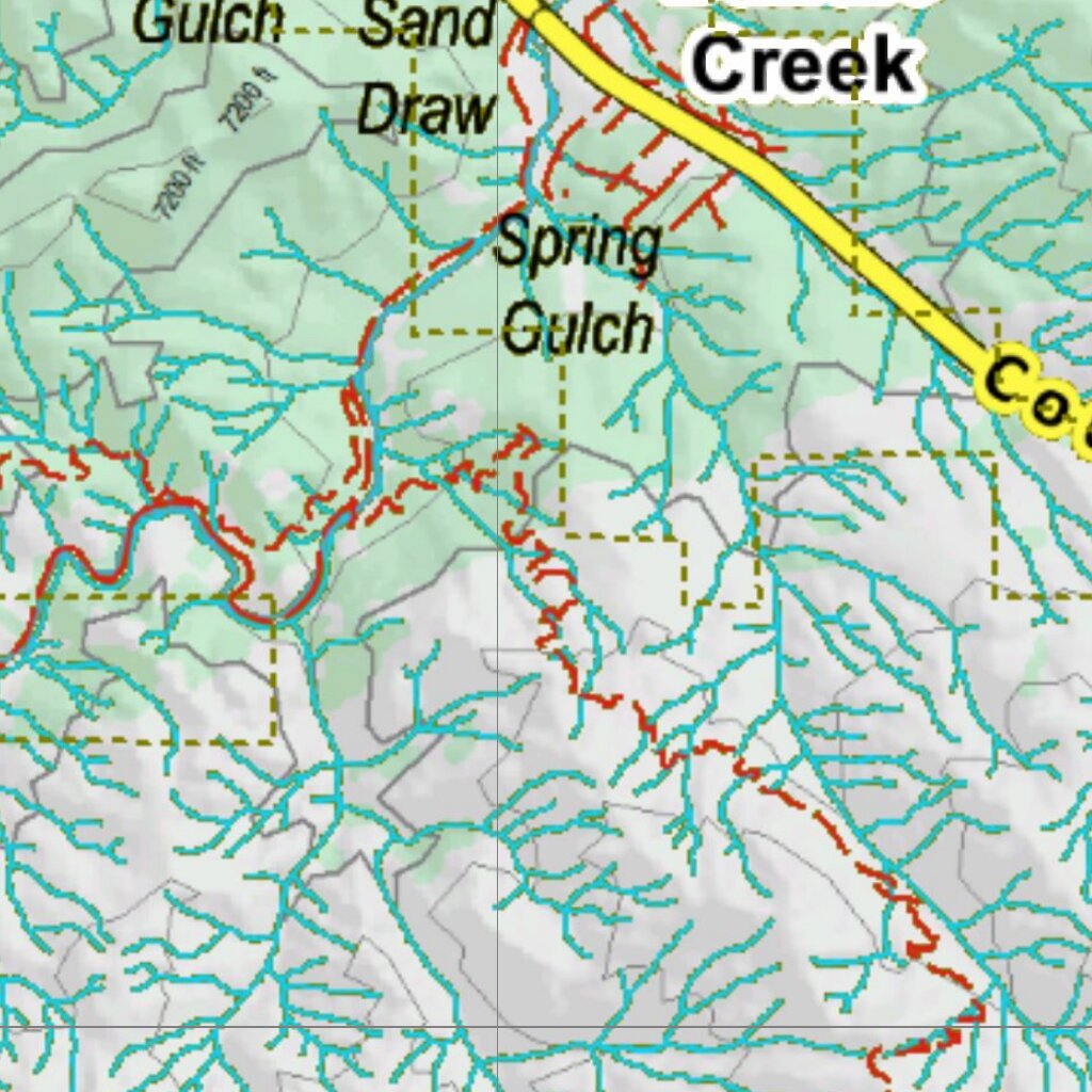 Colorado Unit 461 Second Rifle Recommendations Map by HuntAI | Avenza Maps