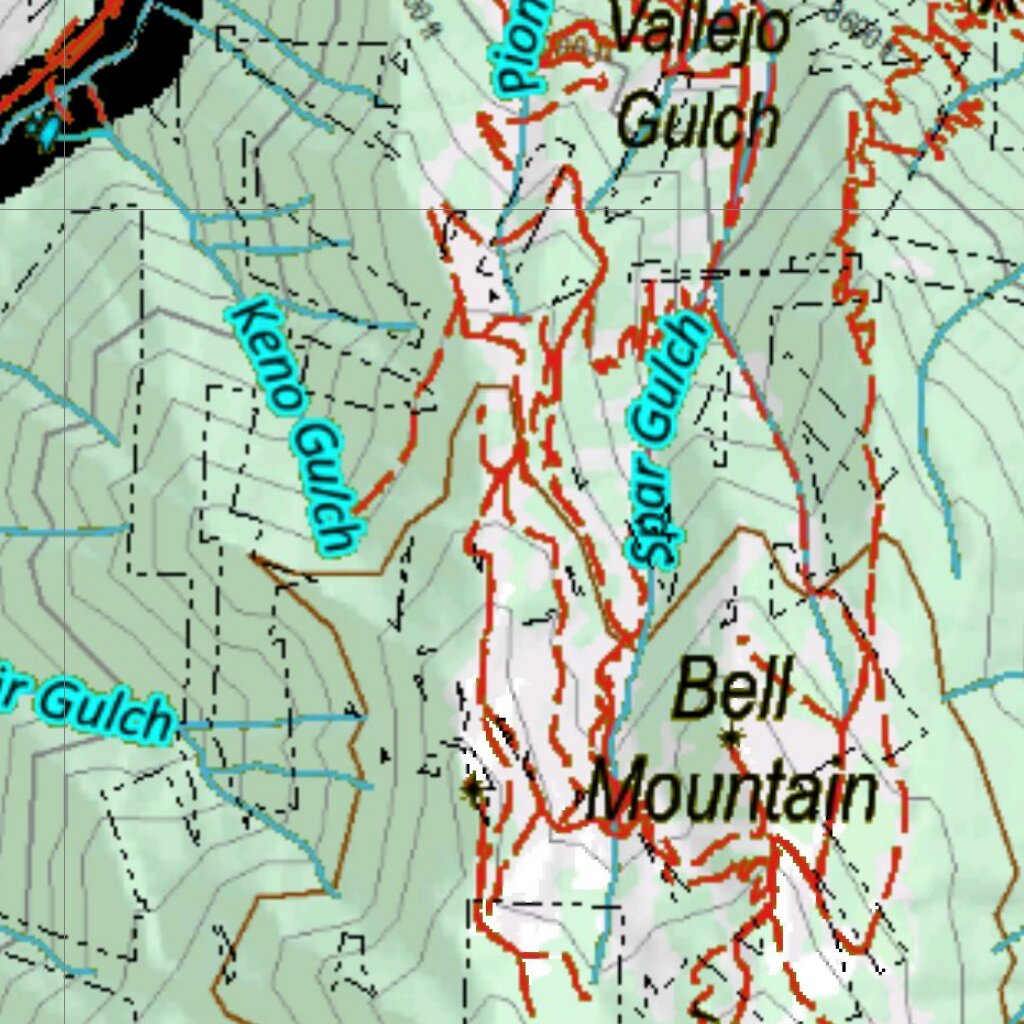 Colorado Unit 471 Recommended First Rifle Areas Map by HuntAI | Avenza Maps