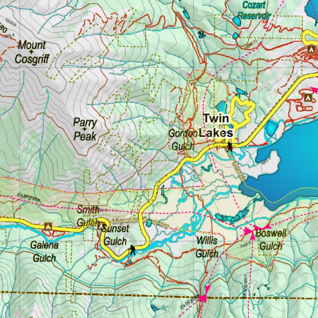 Colorado Unit 49 Second Rifle Recommendations Map by HuntAI | Avenza Maps