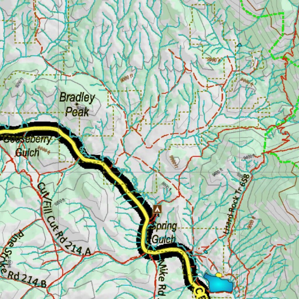 Colorado Unit 50 Second Rifle Recommendations Map by HuntAI | Avenza Maps