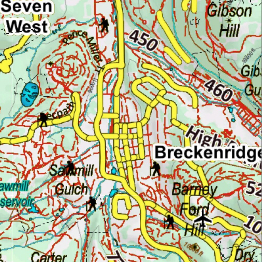 Colorado Unit 500 Recommended First Rifle Areas Map by HuntAI | Avenza Maps