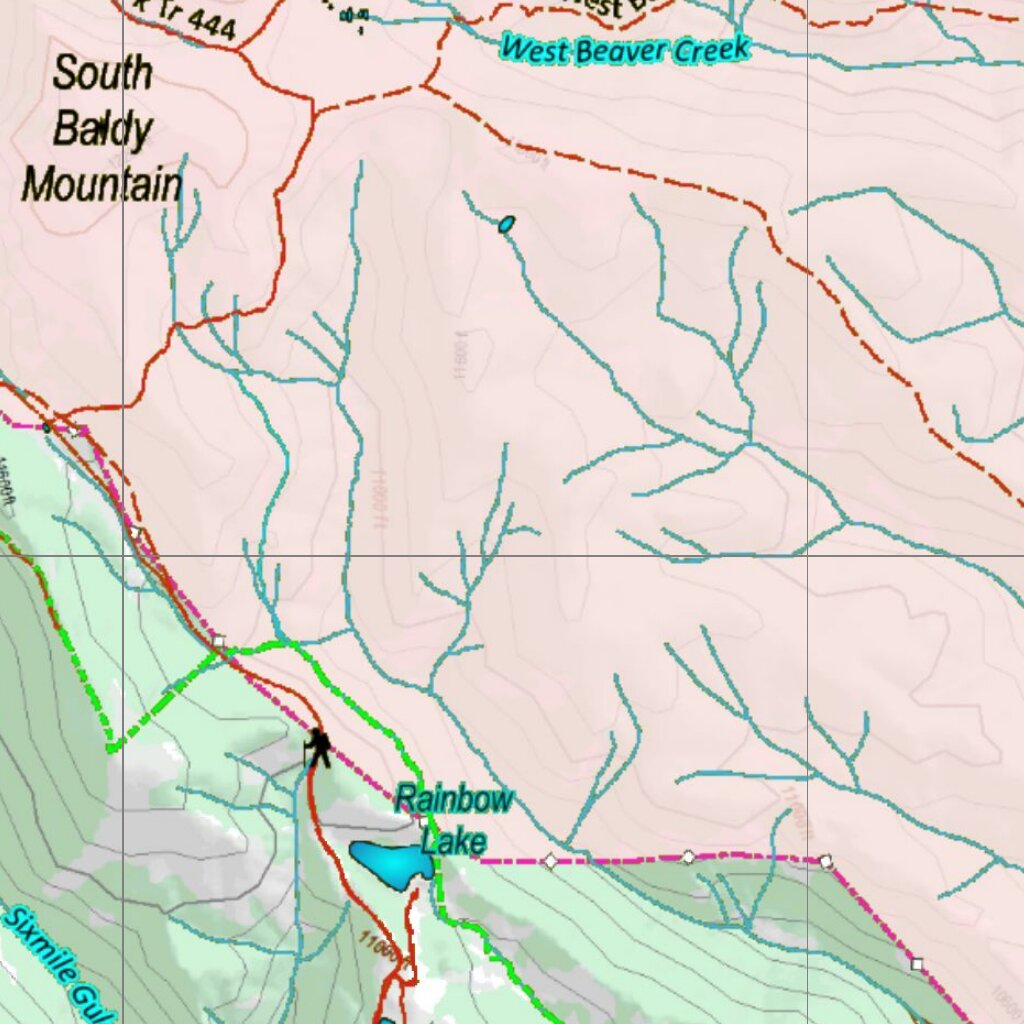 Colorado Unit 54 Recommended First Rifle Areas Map by HuntAI | Avenza Maps