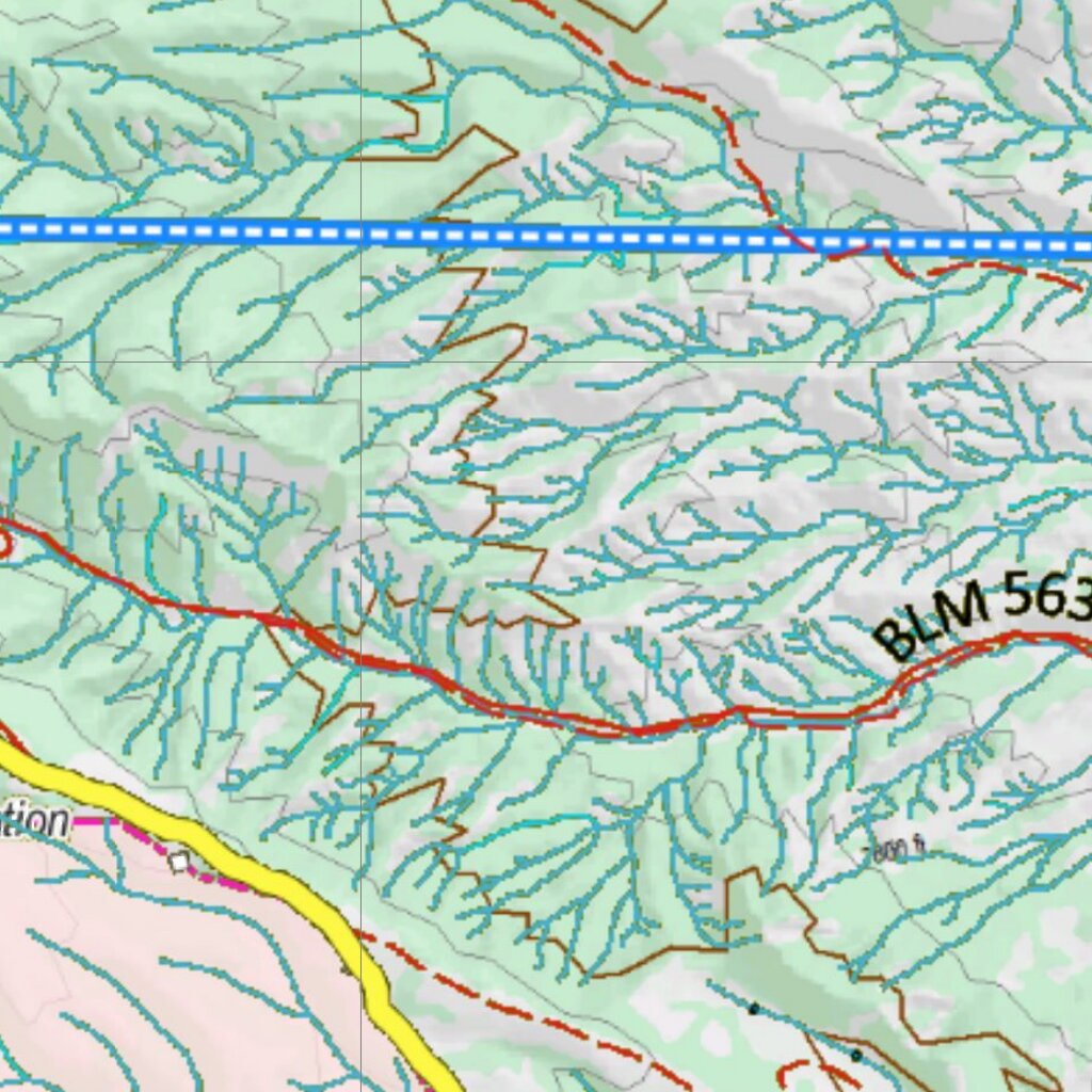Colorado Unit 56 Recommended First Rifle Areas Map by HuntAI | Avenza Maps