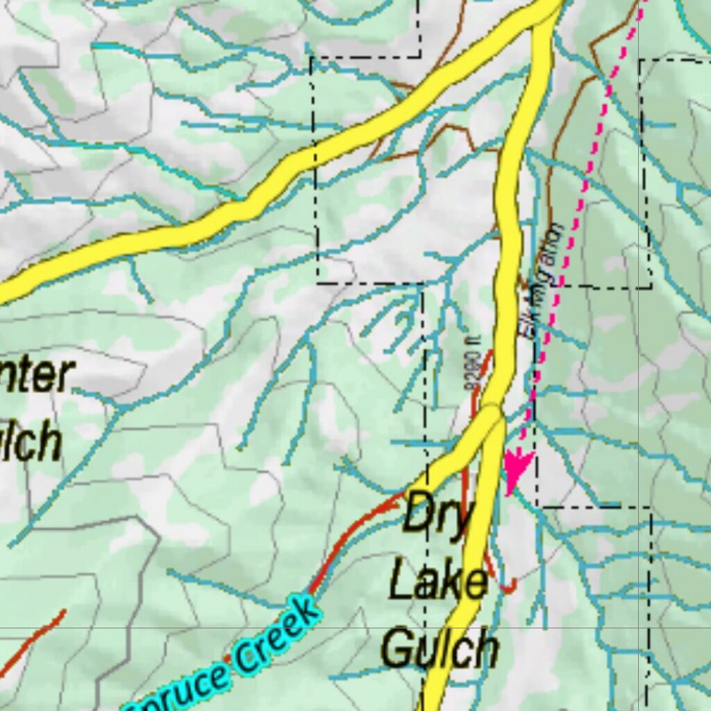 Colorado Unit 561 Recommended First Rifle Areas Map by HuntAI | Avenza Maps