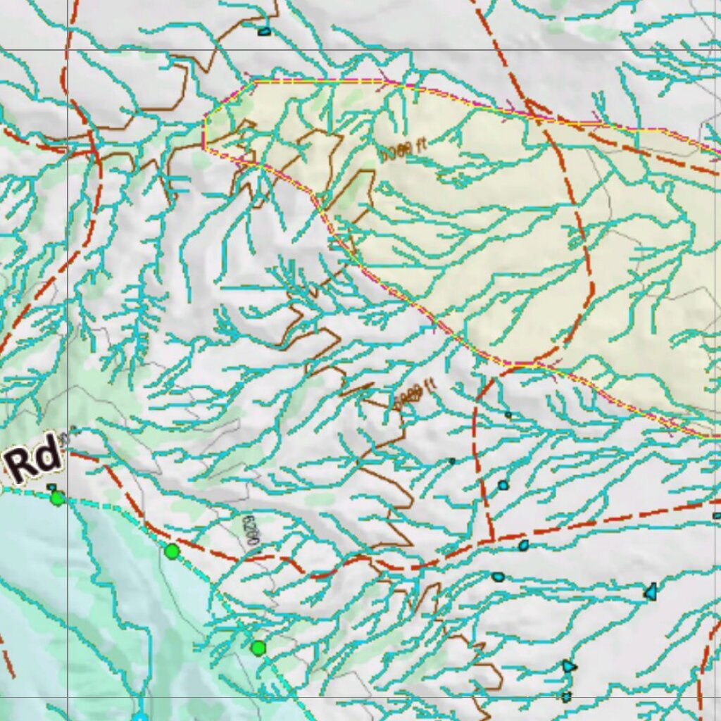 Colorado Unit 591 Second Rifle Recommendations Map by HuntAI | Avenza Maps