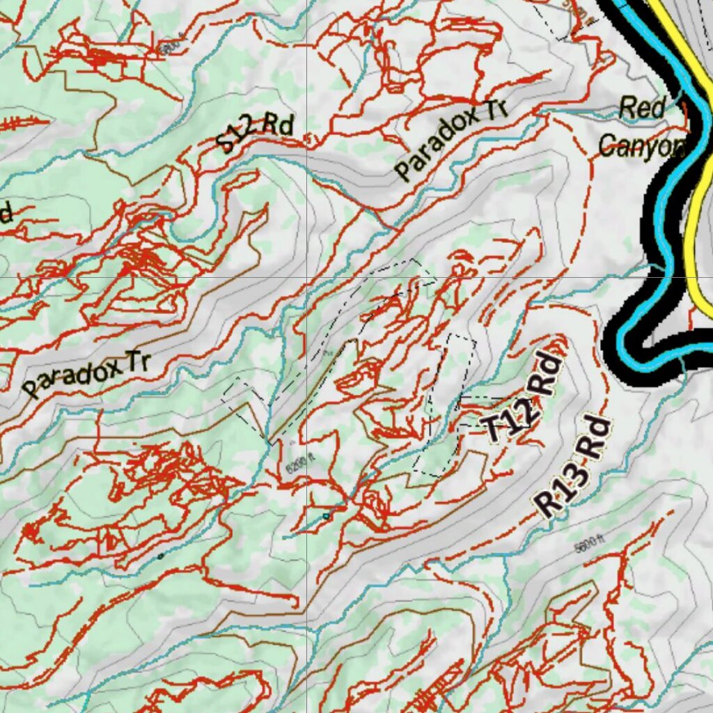 Colorado Unit 60 Muzzleloading Area Recommendations Map by HuntAI ...