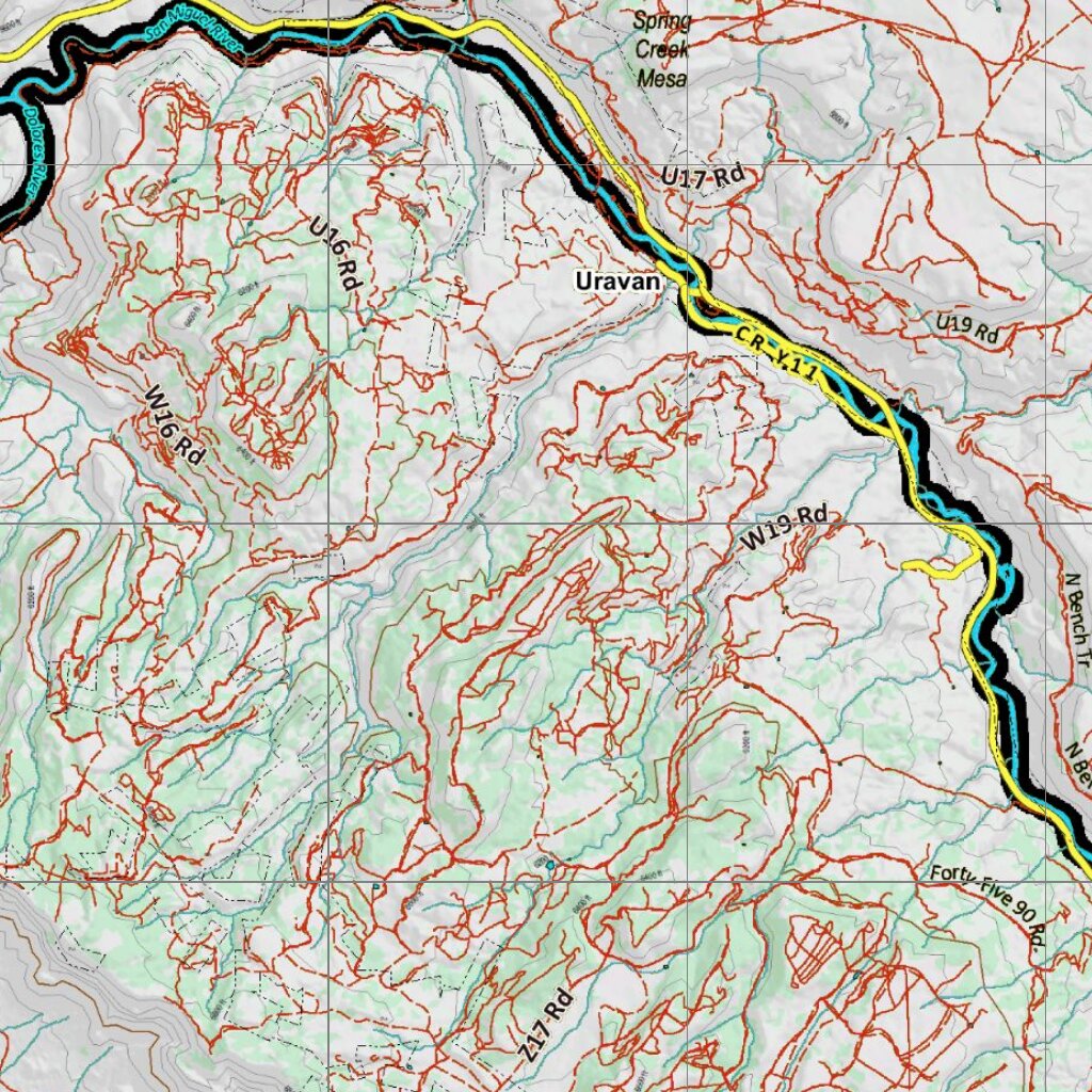 Colorado Unit 61 Recommended First Rifle Areas Map by HuntAI | Avenza Maps