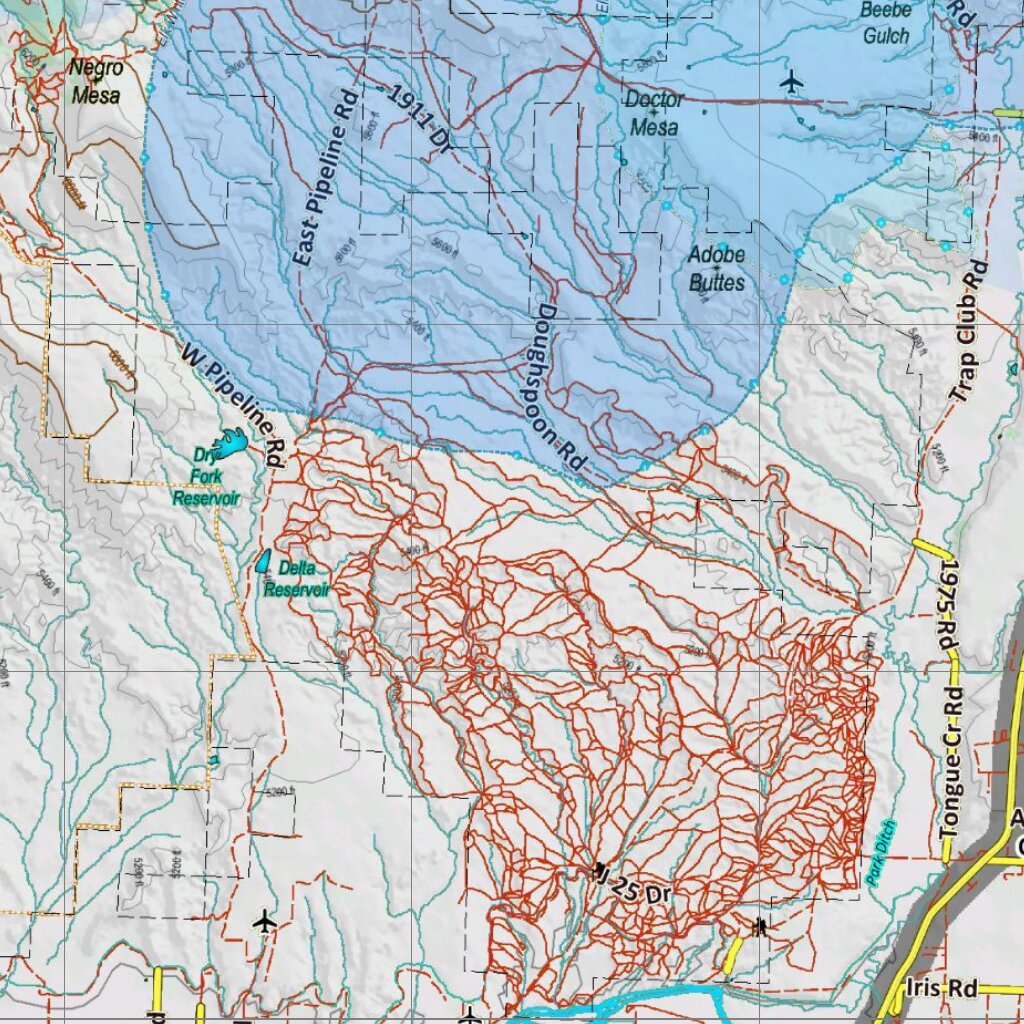 Colorado Unit 62 Recommendations for 3rd and 4th Rifle Map by HuntAI ...