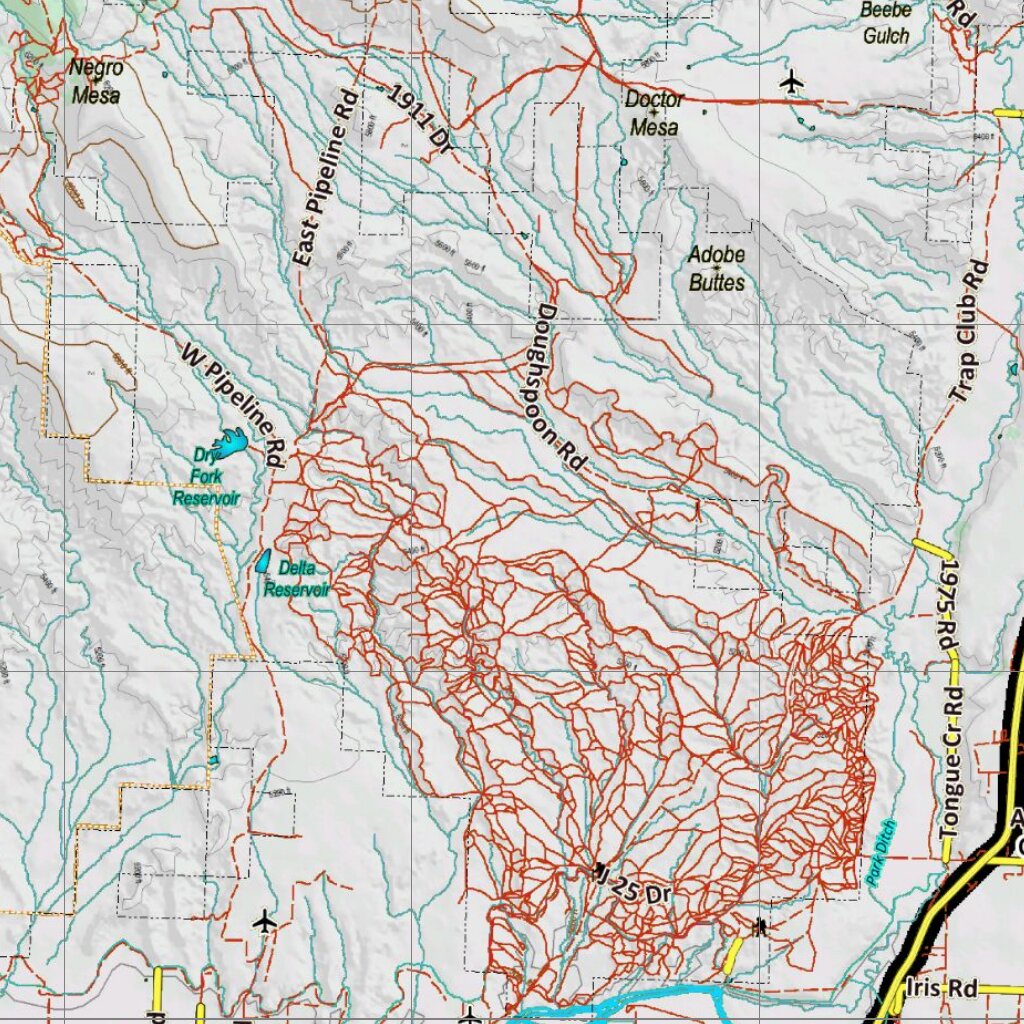 Colorado Unit 62 Recommended First Rifle Areas Map by HuntAI | Avenza Maps