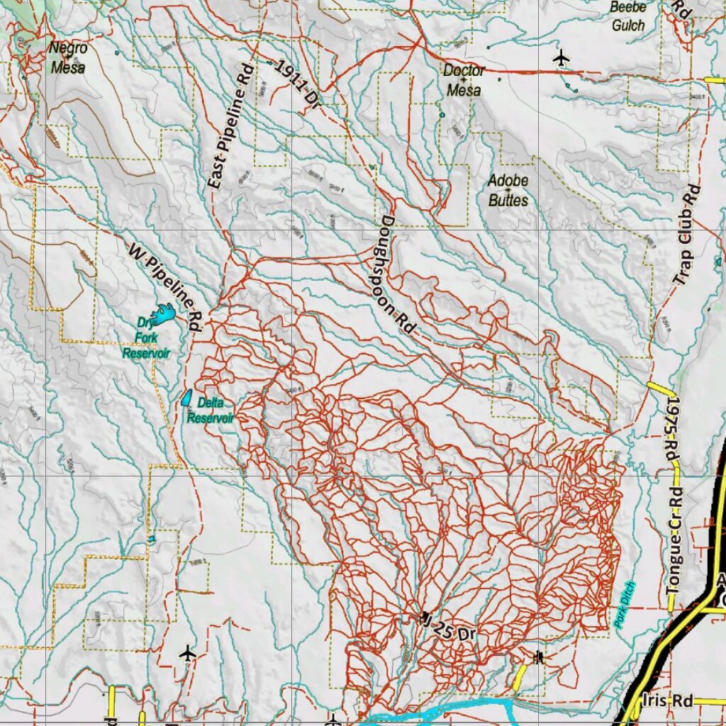 Colorado Unit 62 Second Rifle Recommendations Map by HuntAI | Avenza Maps
