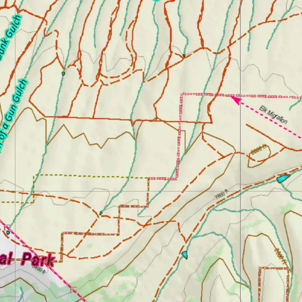 Colorado Unit 63 Second Rifle Recommendations Map by HuntAI | Avenza Maps