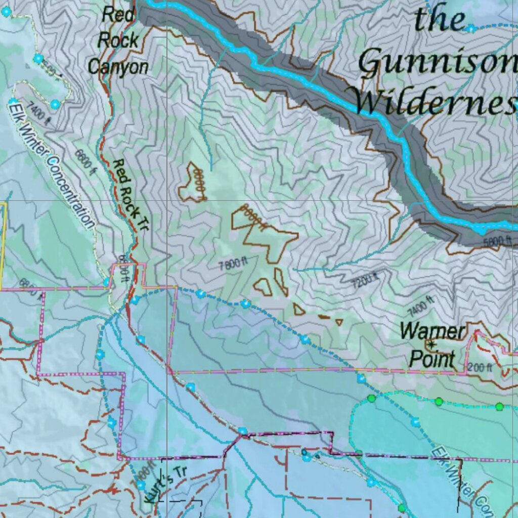 Colorado Unit 64 Recommendations for 3rd and 4th Rifle Map by HuntAI ...