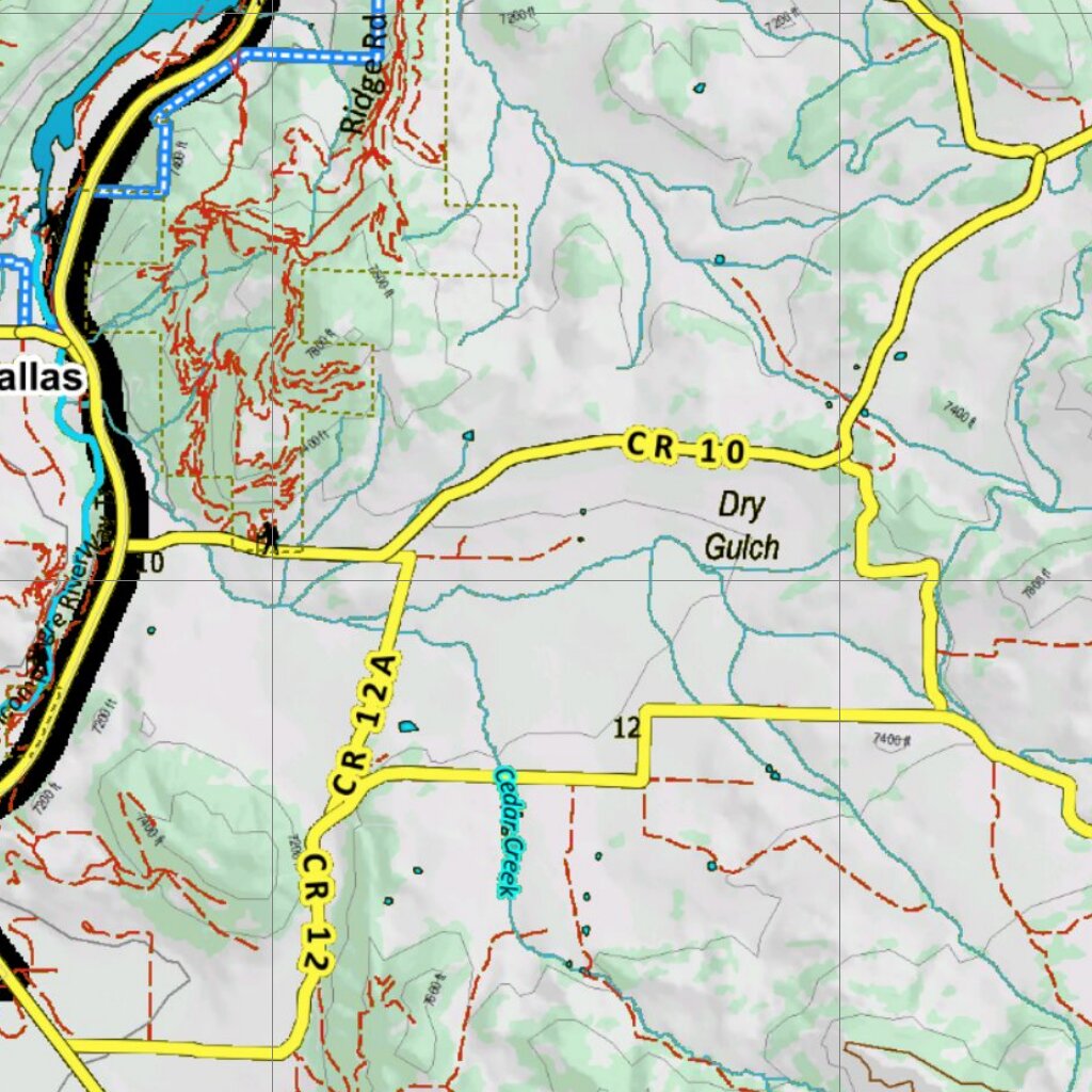 Colorado Unit 65 Second Rifle Recommendations Map by HuntAI | Avenza Maps