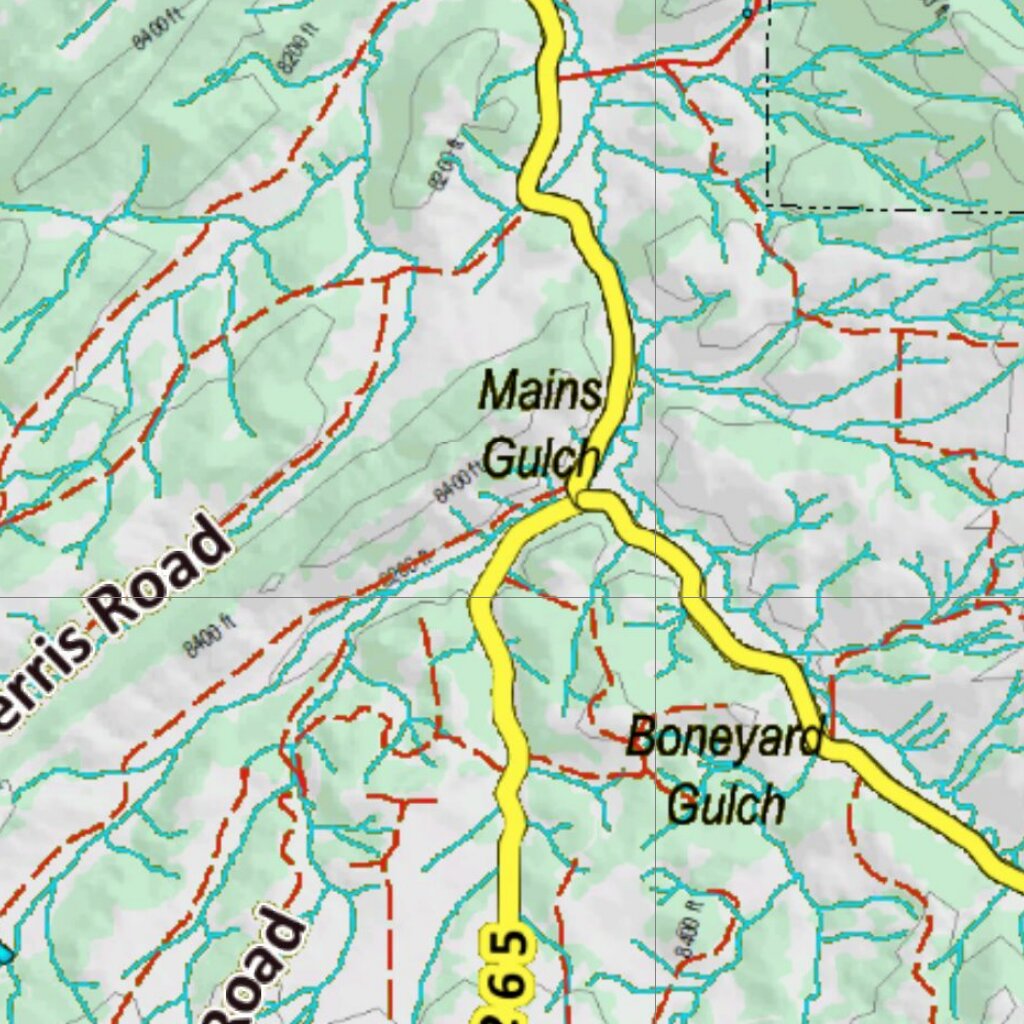 Colorado Unit 69 Recommended First Rifle Areas Map by HuntAI | Avenza Maps