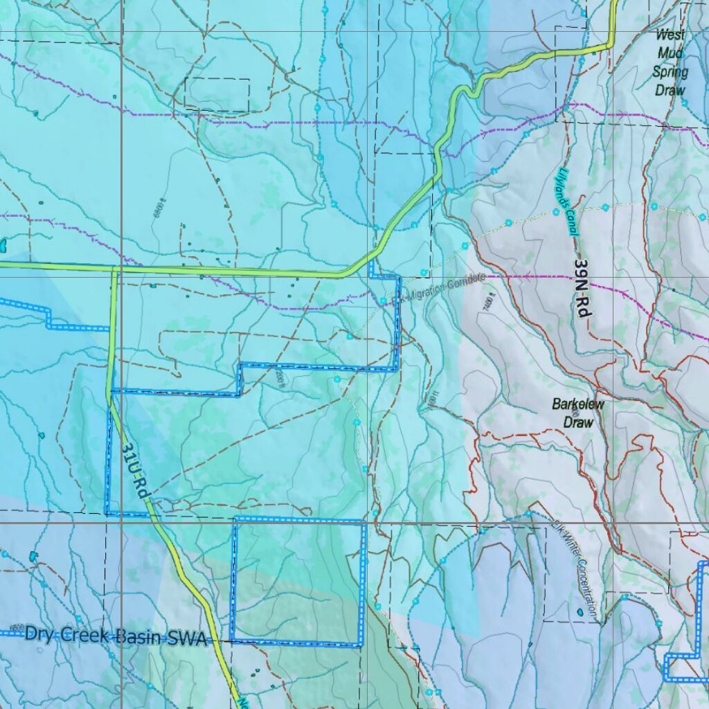 Colorado Unit 70 Recommendations for 3rd and 4th Rifle Map by HuntAI ...