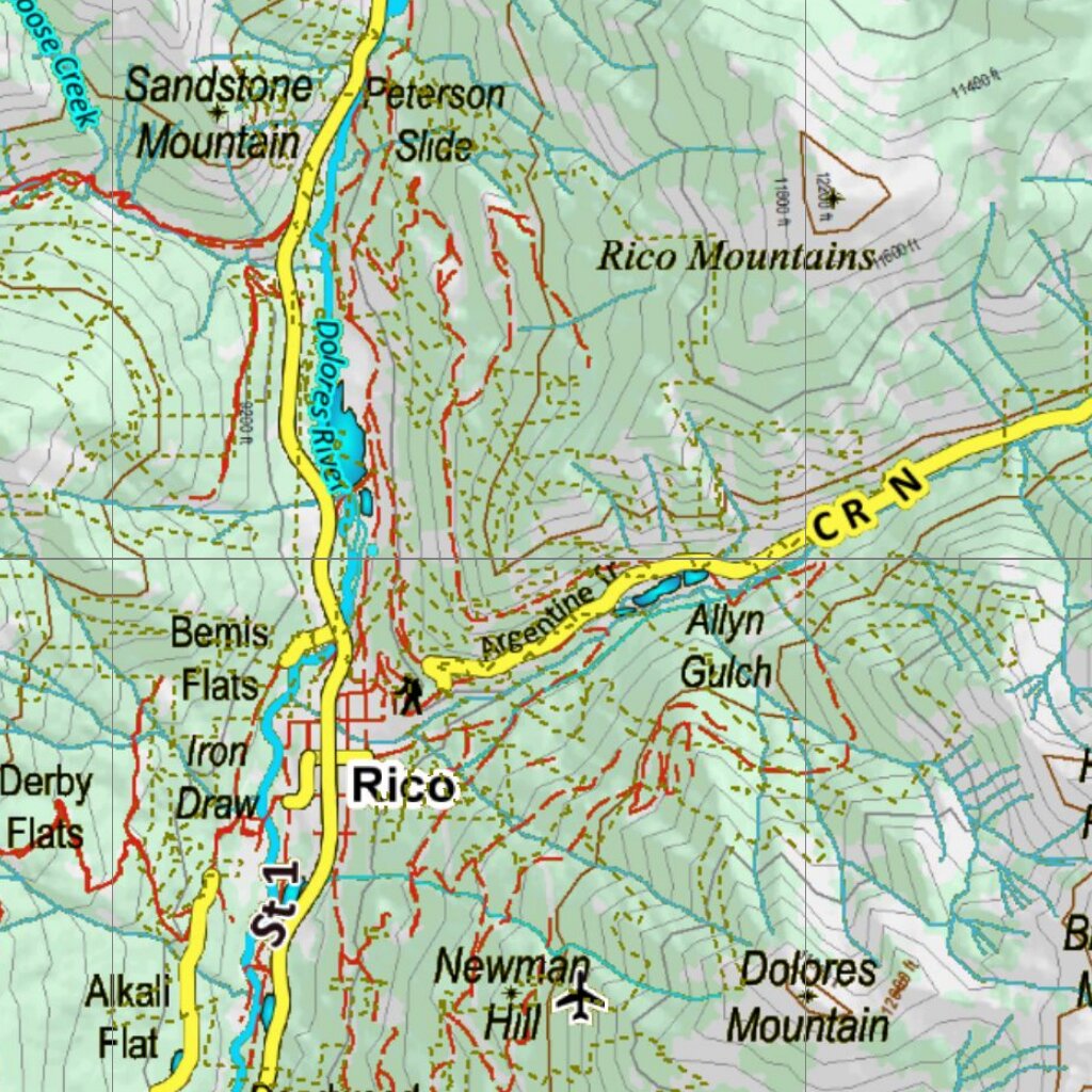 Colorado Unit 71 Second Rifle Recommendations Map by HuntAI | Avenza Maps