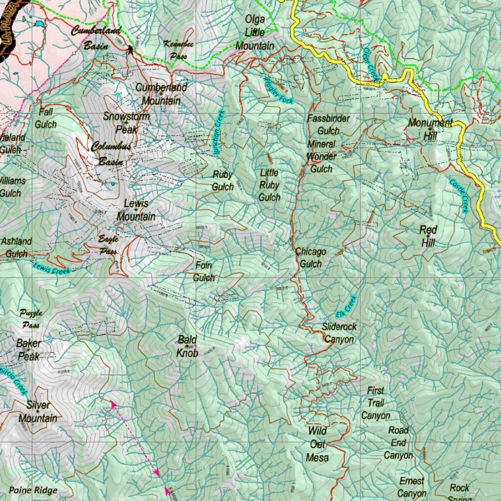 Colorado Unit 75 Recommended First Rifle Areas Map by HuntAI | Avenza Maps