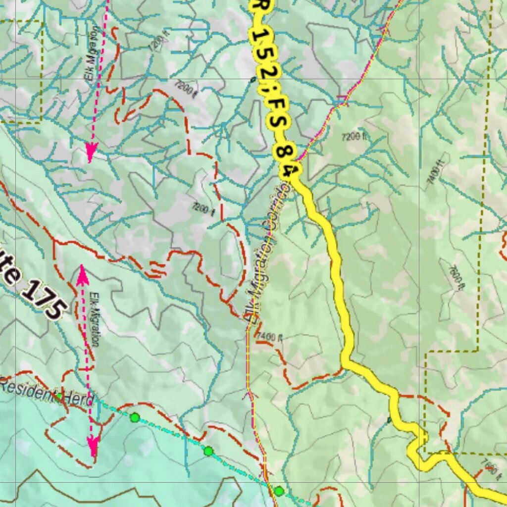 Colorado Unit 771 Second Rifle Recommendations Map by HuntAI | Avenza Maps