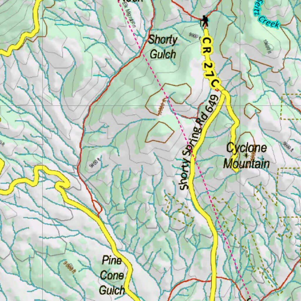 Colorado Unit 79 Second Rifle Recommendations Map by HuntAI | Avenza Maps