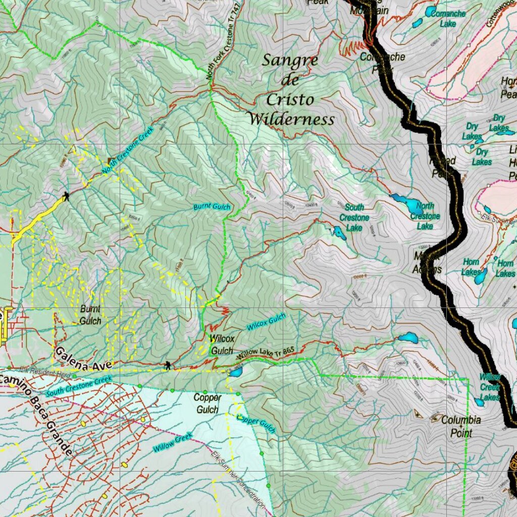 Colorado Unit 82 Recommended First Rifle Areas Map by HuntAI | Avenza Maps