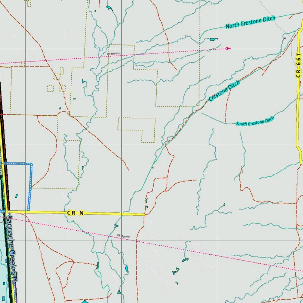Colorado Unit 82 Second Rifle Recommendations Map by HuntAI | Avenza Maps