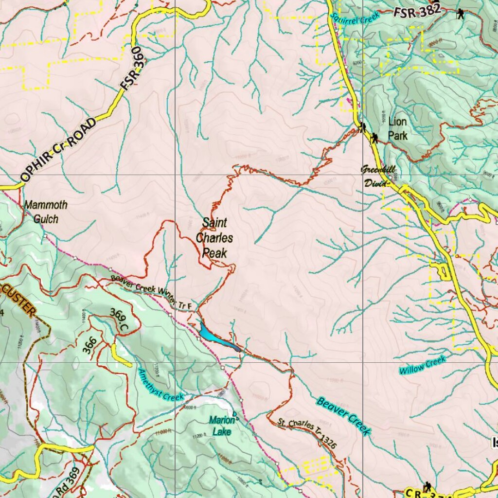 Colorado Unit 84 Recommended First Rifle Areas Map by HuntAI | Avenza Maps