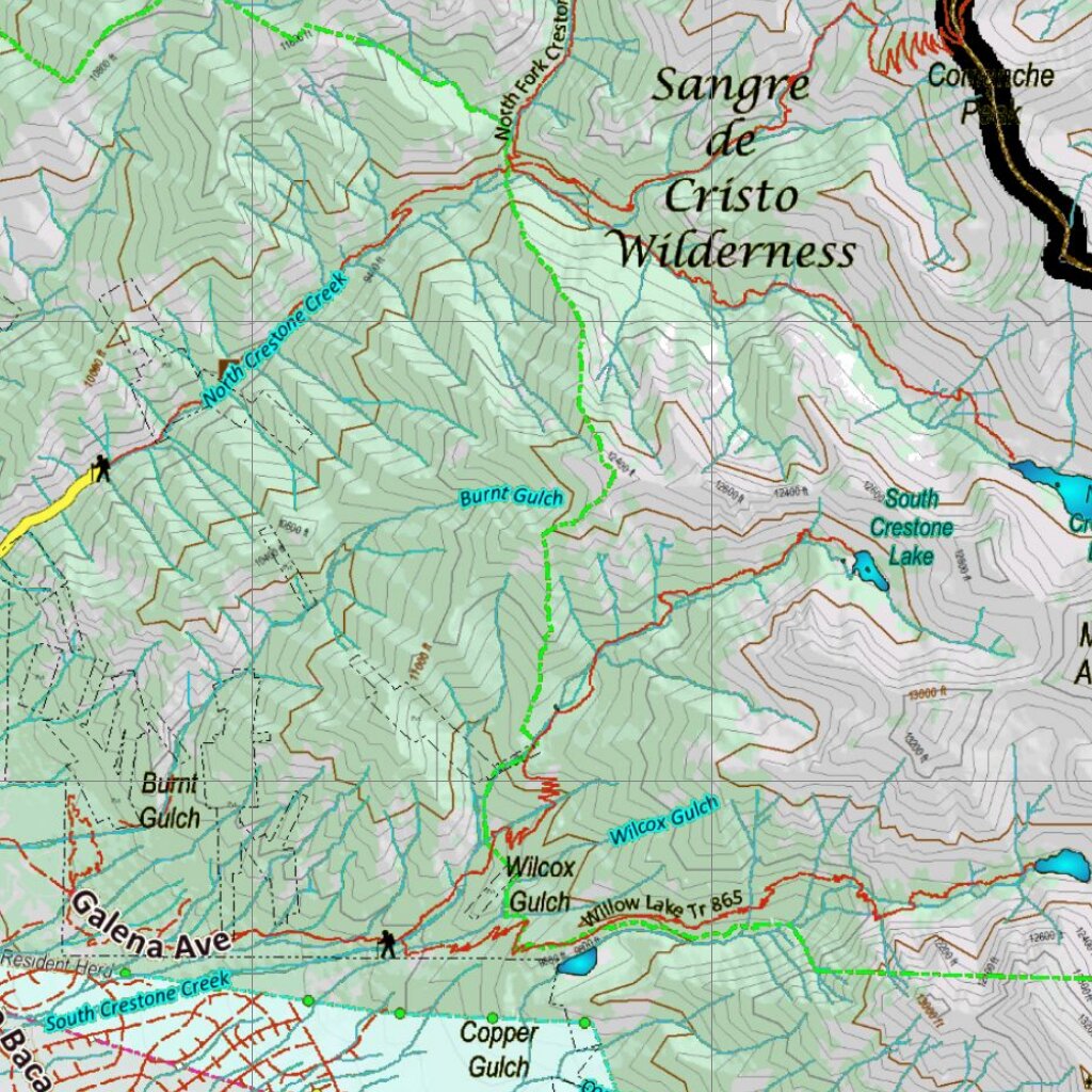 Colorado Unit 86 Recommended Archery Areas Map by HuntAI | Avenza Maps