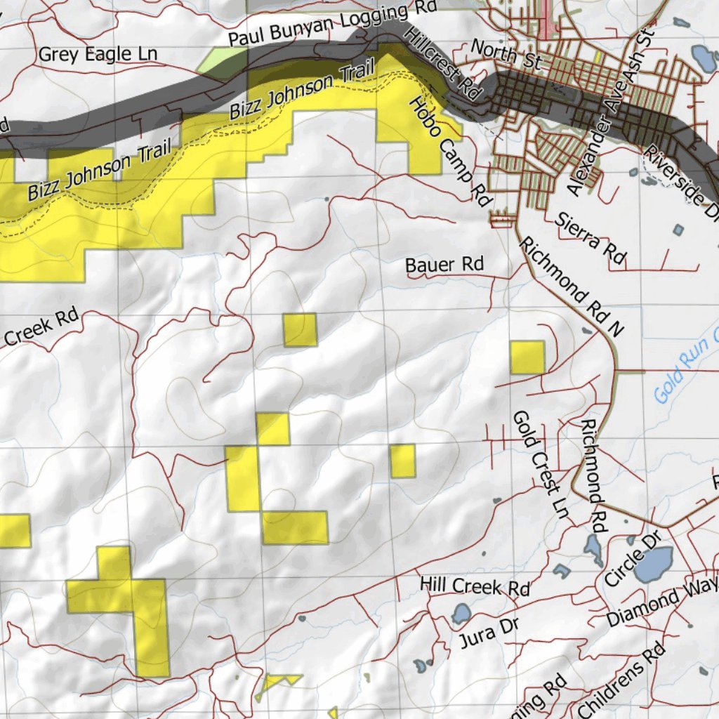California Deer Hunting Zone X5b Map by HuntData LLC | Avenza Maps