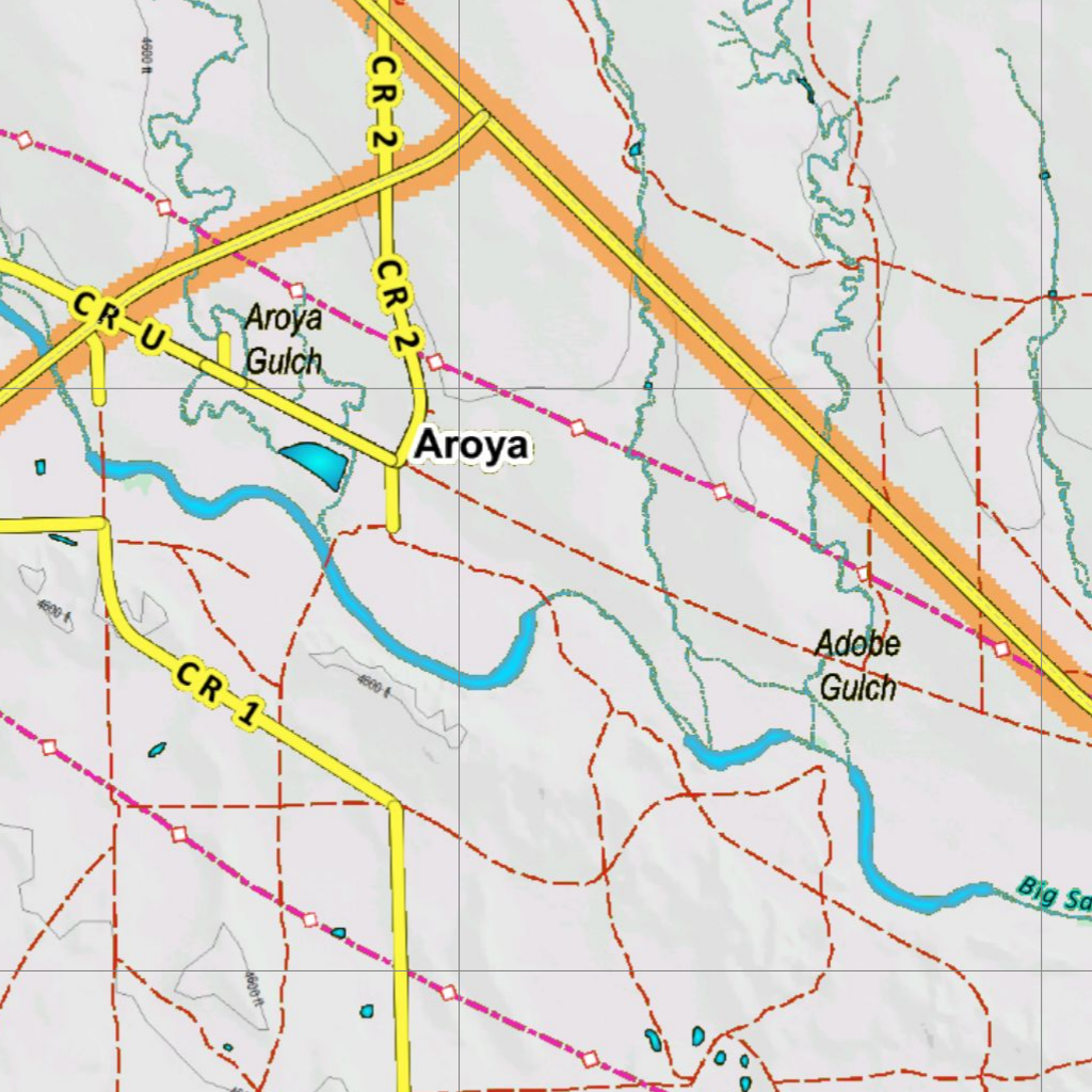 CO Unit 115 Mule Deer Concentrations Map by HuntData LLC | Avenza Maps