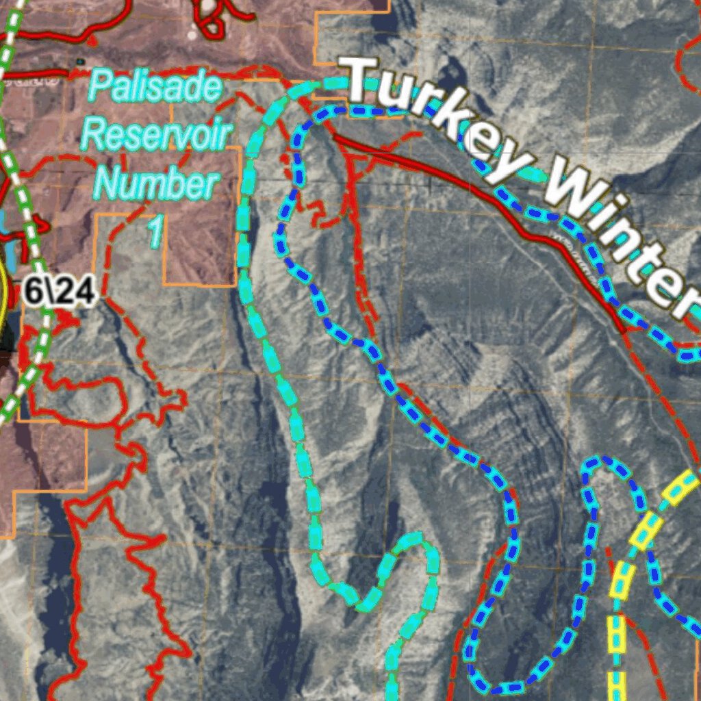 Colorado Unit 41 Turkey, Goose, and Pheasant Concentration Map by ...