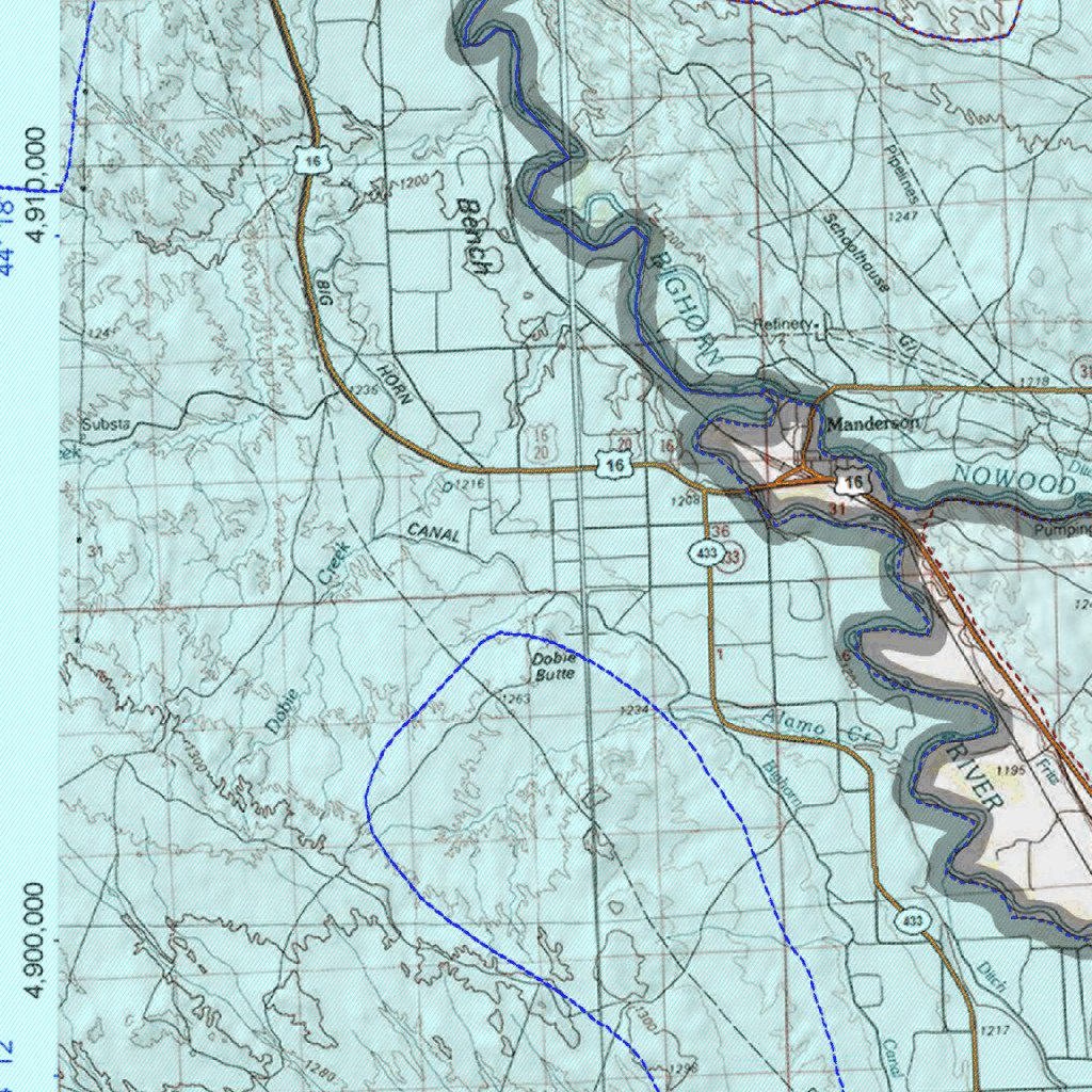 HuntData Wyoming Game Concentration Map for Antelope Unit 116 by ...
